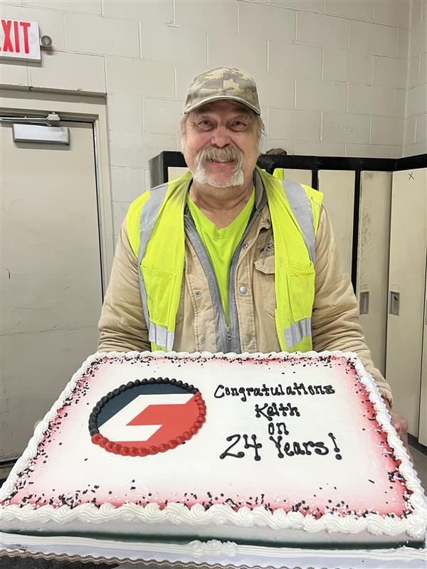 Celebrating Keith Alger’s Retirement After 24 Years With County Materials