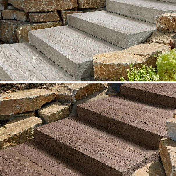 Wood Grain Step Units