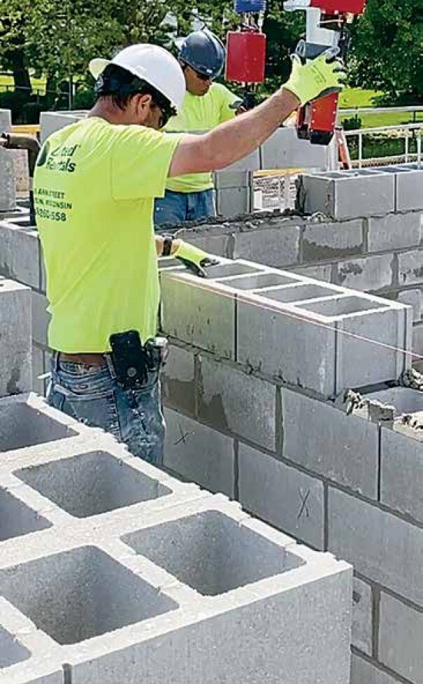 Oversized 32” Concrete Masonry Unit