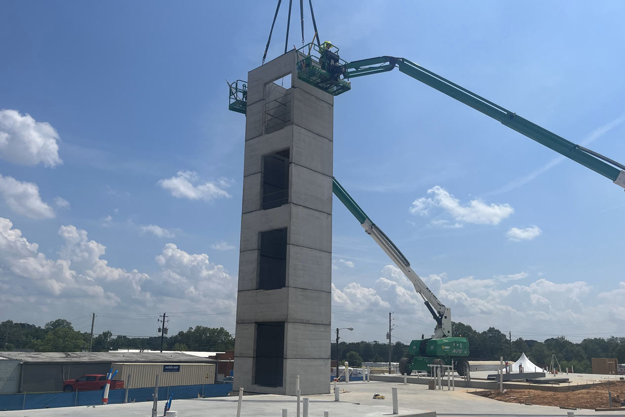 Speedy Elevator Shaft Installation for Multifamily Housing Project