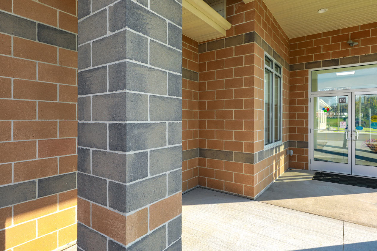 Heritage Collection™ Designer Concrete Brick Updates Counseling Facility