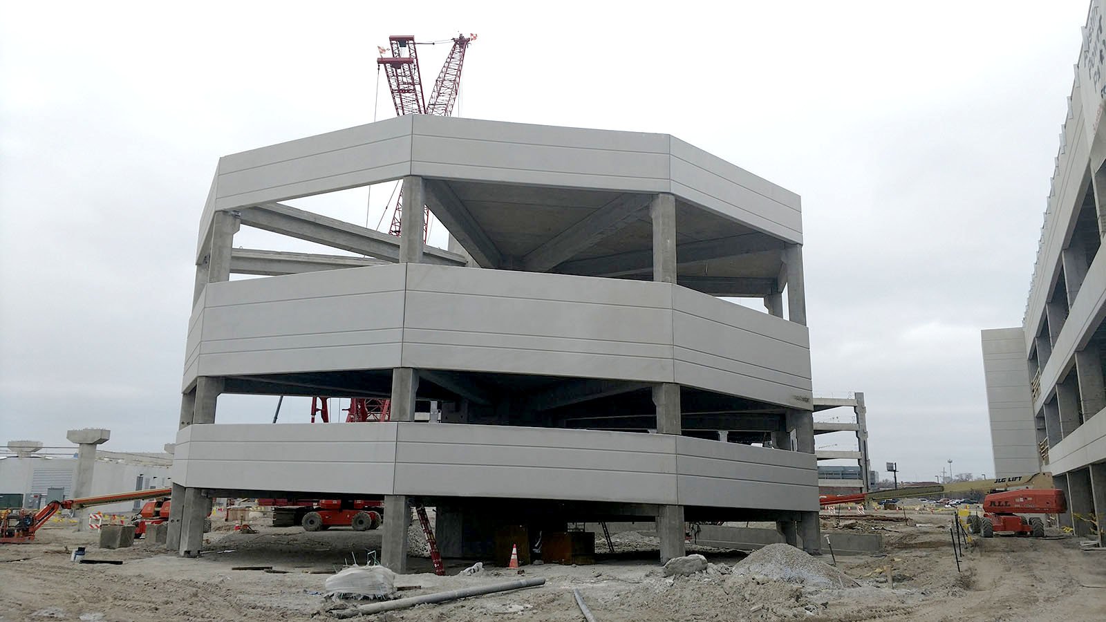 Concrete Parking Structure Components Specified for Conrac Project
