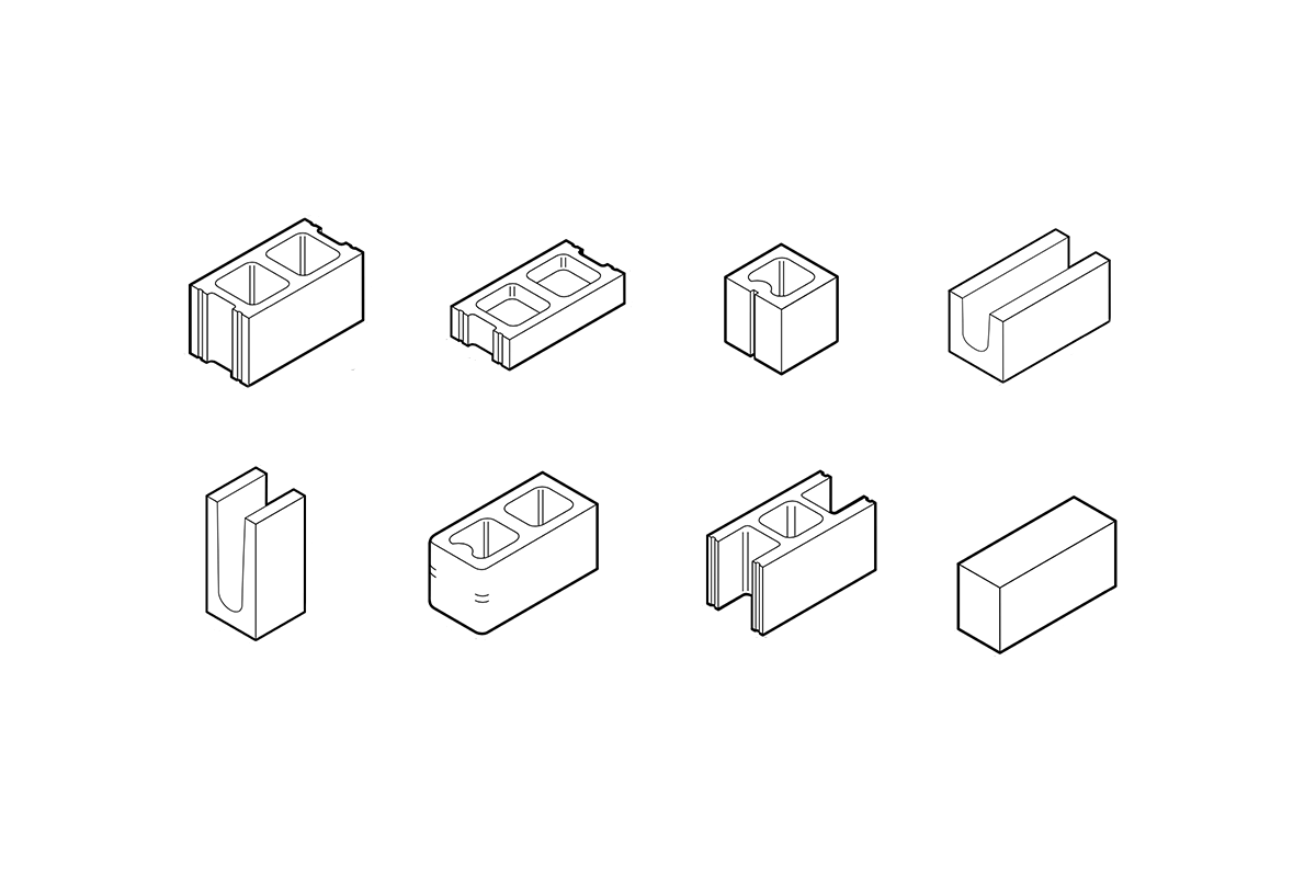 Concrete Masonry Units Shapes